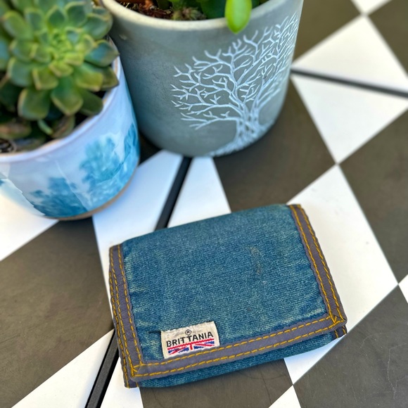 Brittania | Bags | Rare Vintage Brittania Jean Velcro Wallet | Poshmark